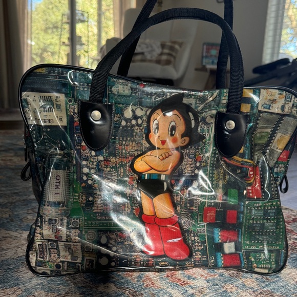 Shin & Co | Bags | Sold Astro Boy Holographic Vinyl Bag | Poshmark